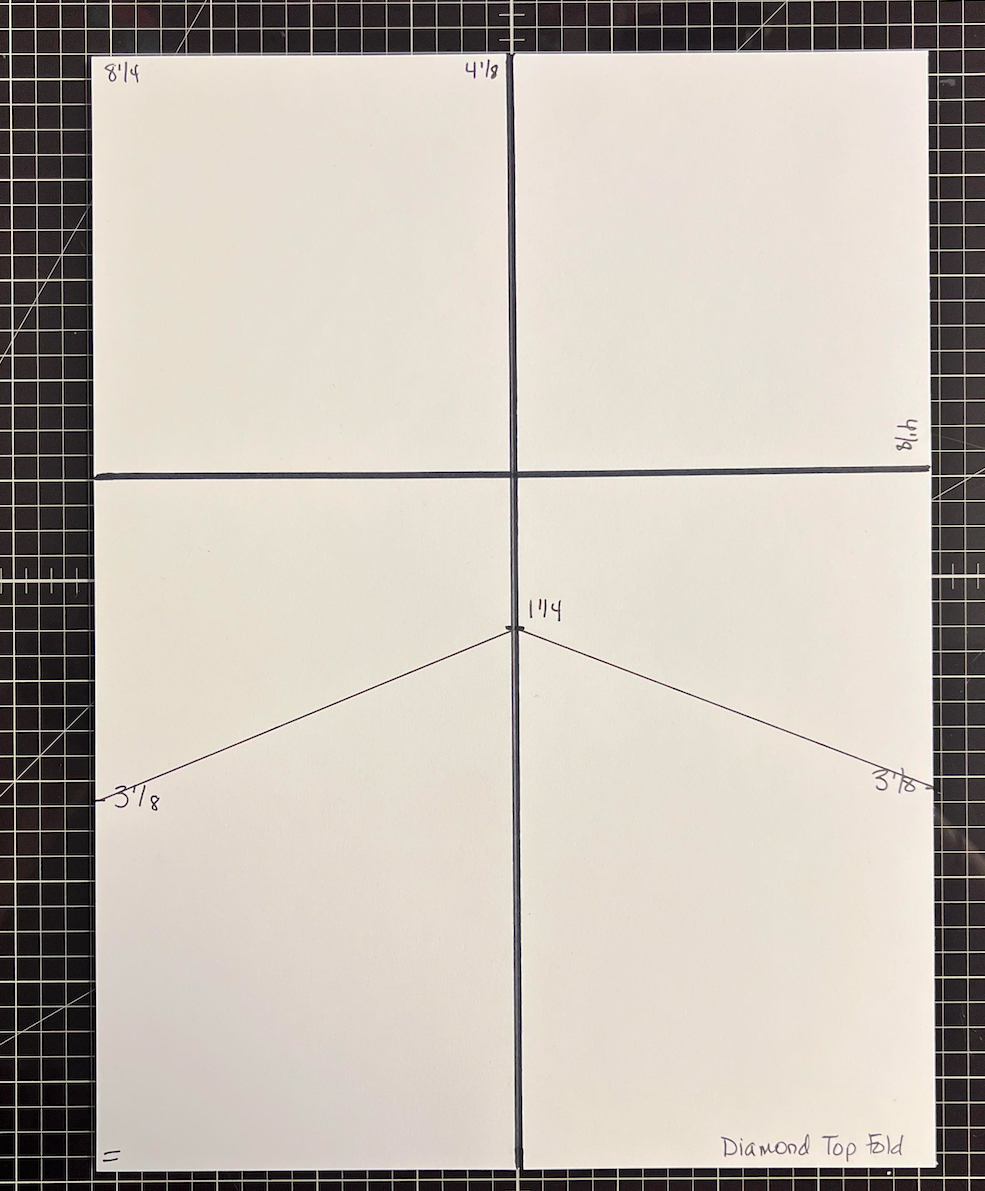 Three Diamond Fold Cards that look HARD but are EASY PEASY!