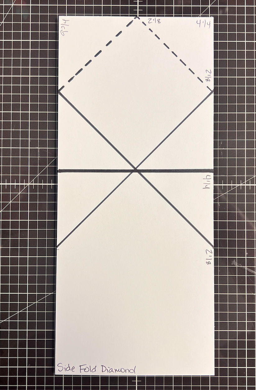 Three Diamond Fold Cards that look HARD but are EASY PEASY!